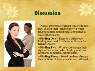 Female Leadership Ppt | PPT