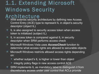 Fighting Spyware With Mandatory Access Control In Microsoft Windows ...