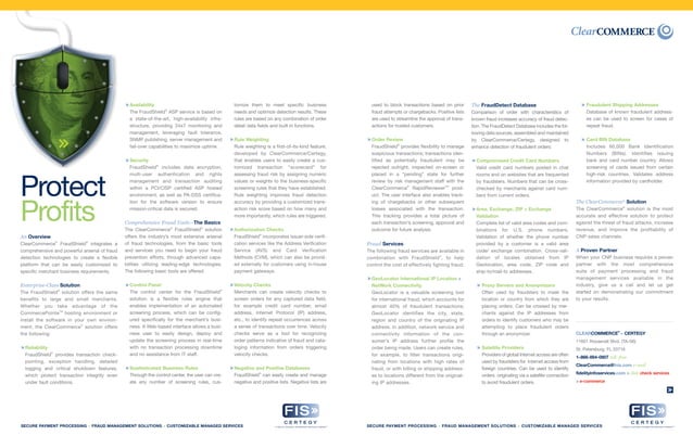 Fraud Shield Overview | PPT