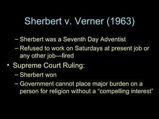 First Amendment: Freedom of Religion | PPT