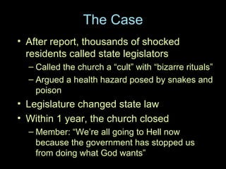 First Amendment: Freedom of Religion | PPT