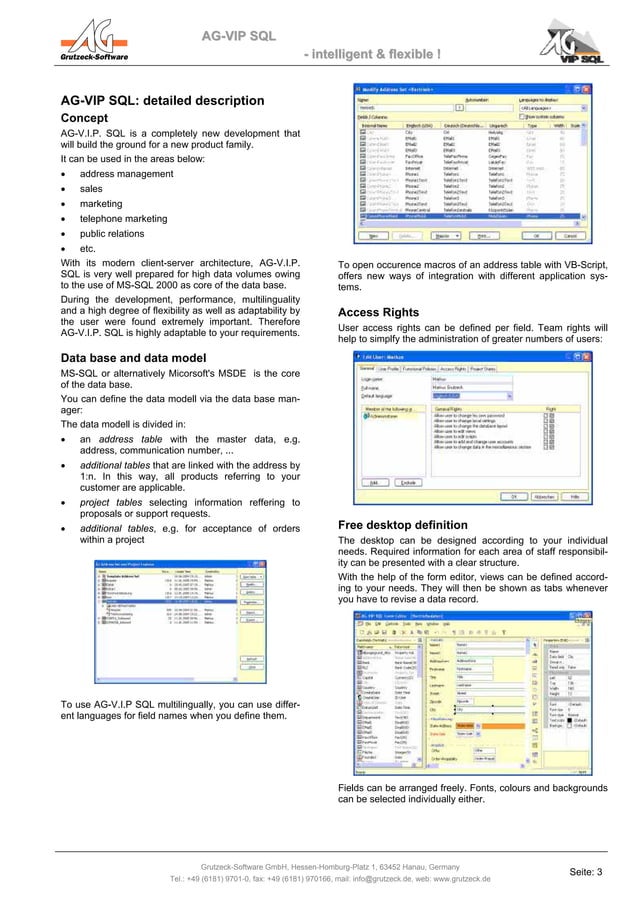 Gb Vip Sql Prospekt | PDF
