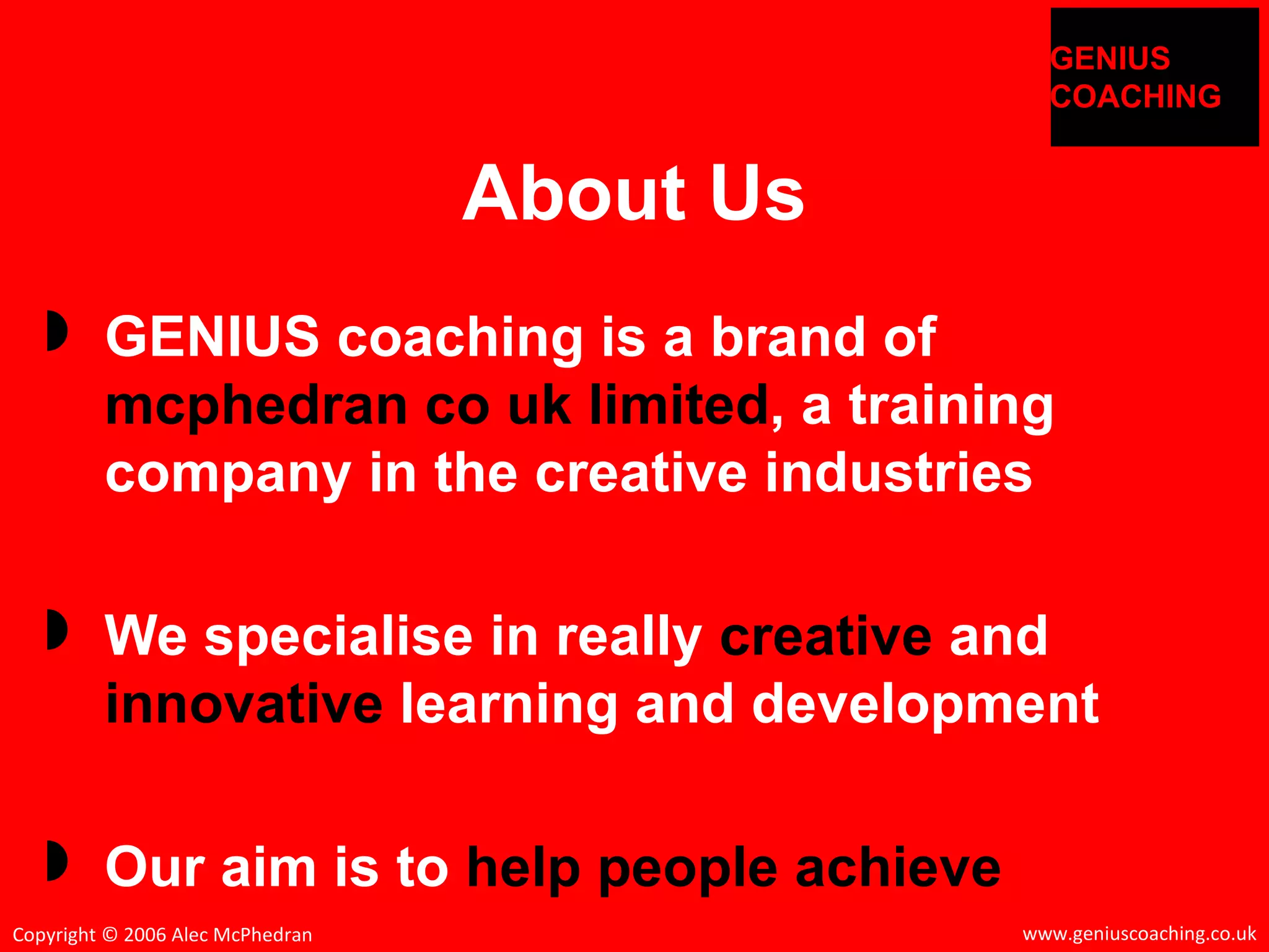 GENIUS Coaching: A great coaching model for managing a coaching session ...