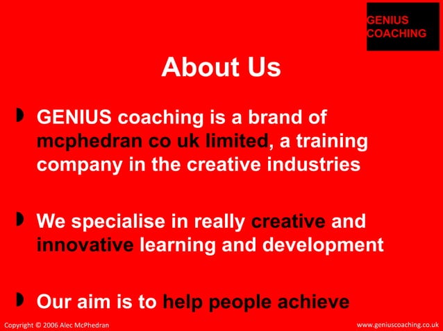 GENIUS Coaching: A great coaching model for managing a coaching session ...