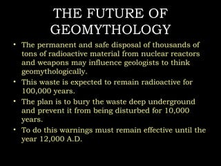 Geomythology | PPT | Geology | Science