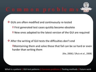 GUI Test Patterns | PPT