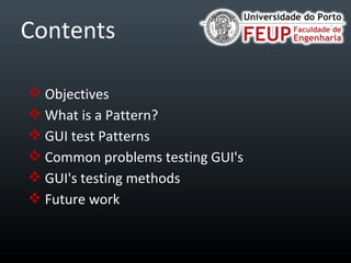 GUI Test Patterns | PPT