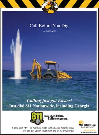 Call Before You Dig: 811 | PDF