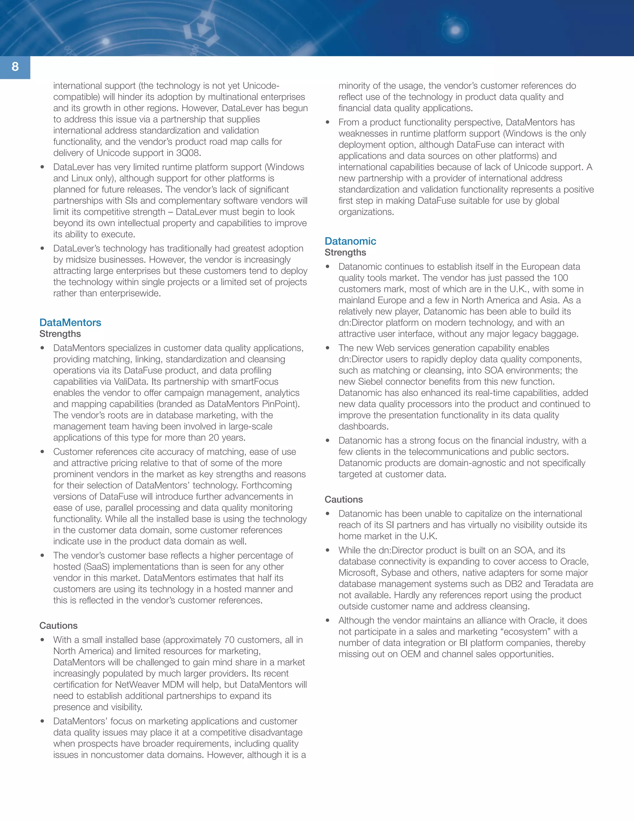 Gartner Positions Data Flux In The Leaders Quadrant Of The Magic Quadrant For Data Quality Tools ...
