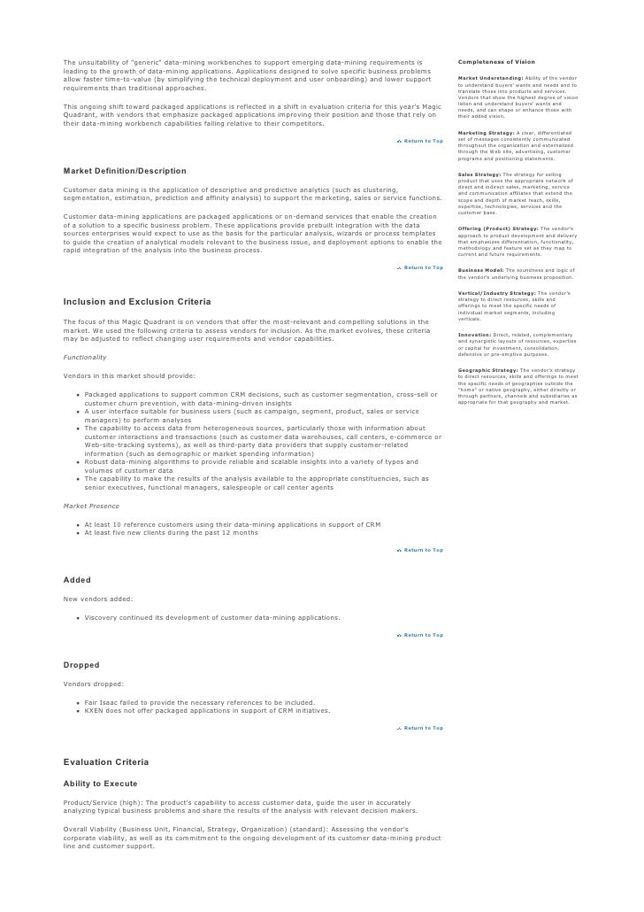 Gartner Positions Sas As A Leader In The Magic Quadrant
