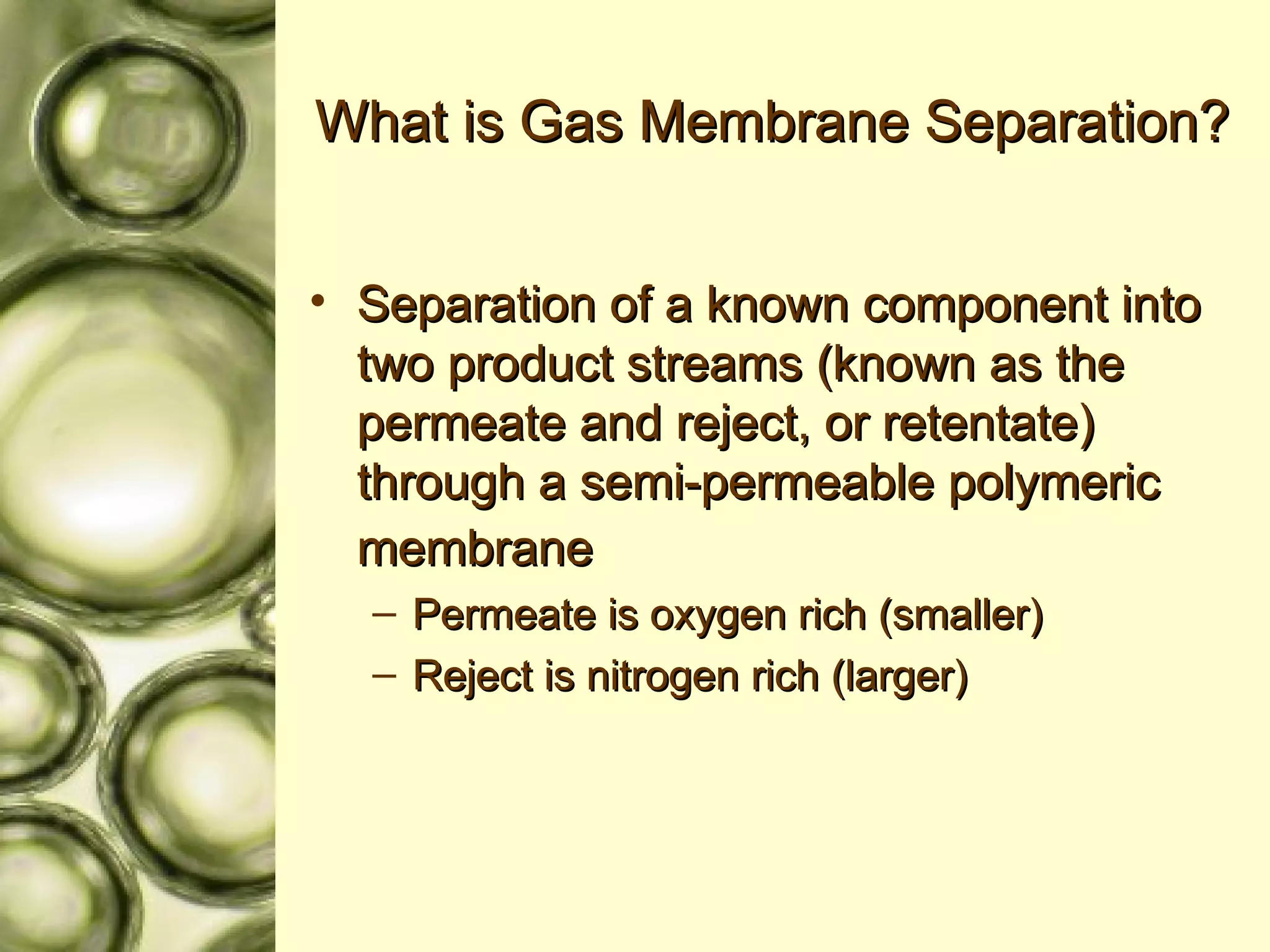 Gas Membrane Presentation | PPT