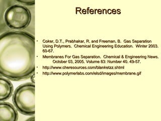 Gas Membrane Presentation | PPT