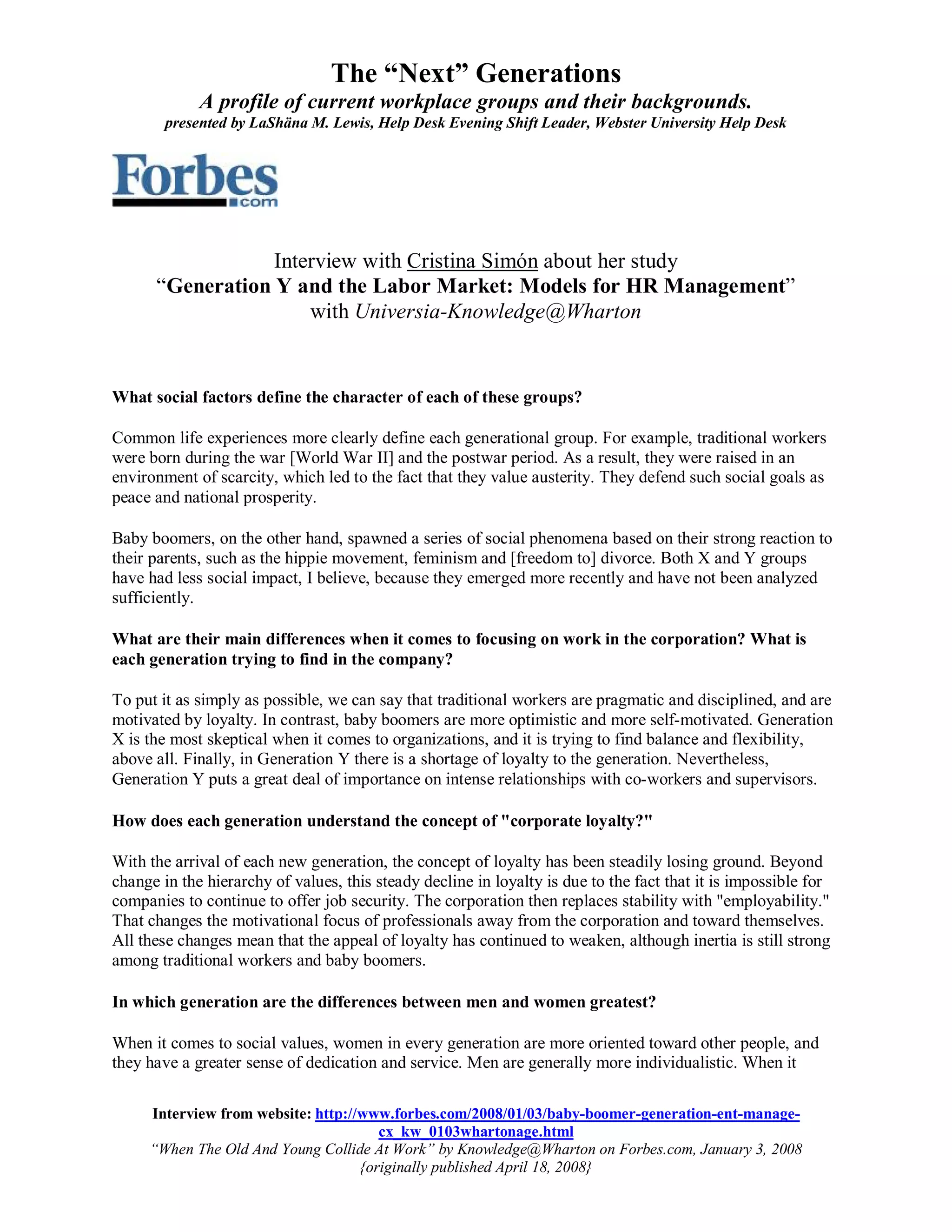 The Next Generation | PDF | Business | Business and Finance