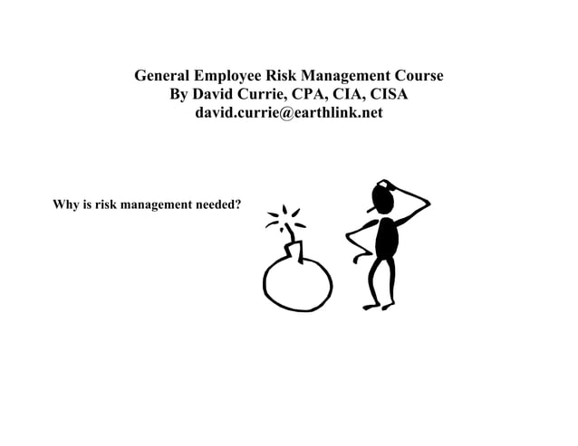 General Employee Risk Management Course | PPT