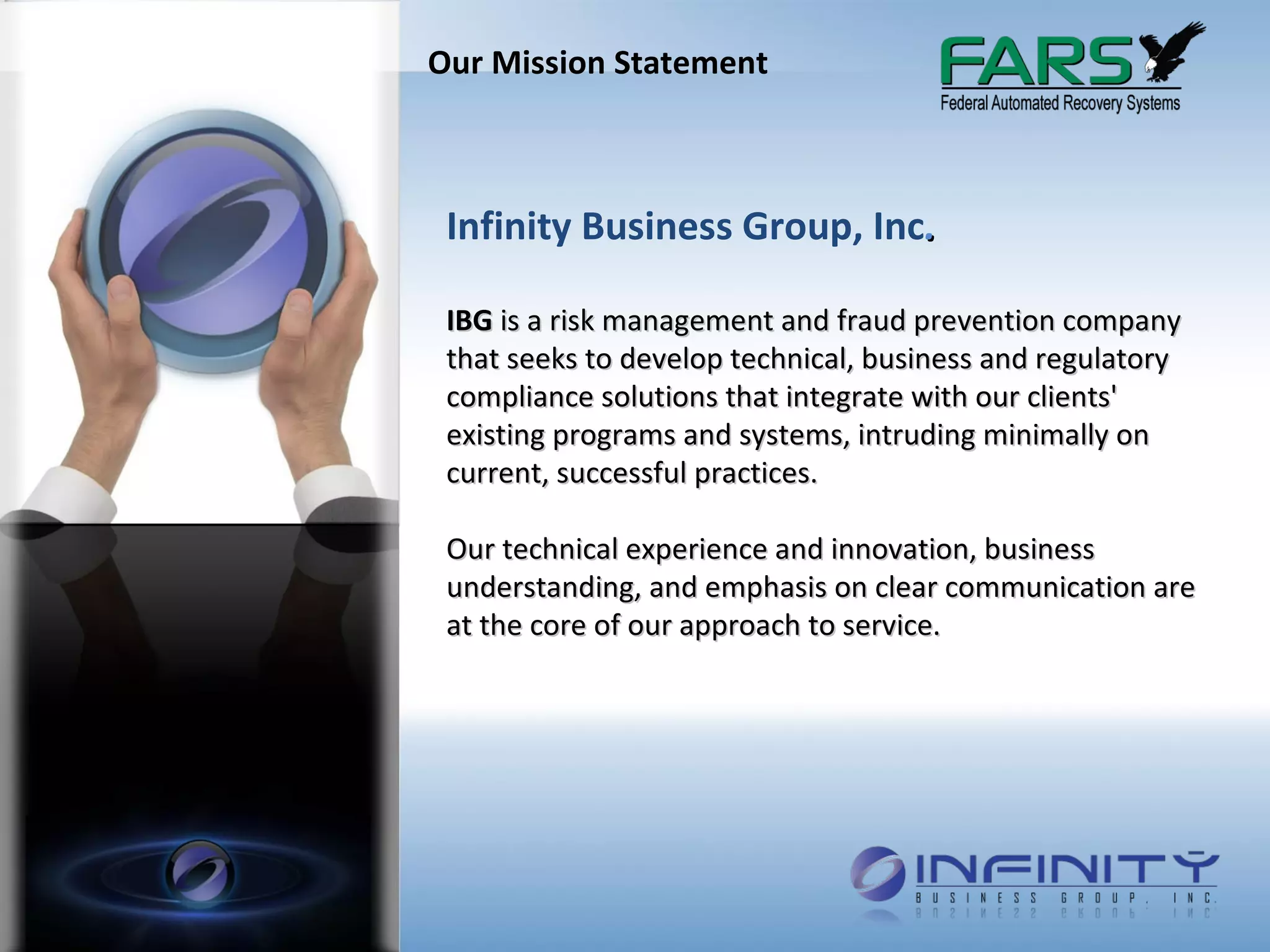 Infinity Business Group Merchant and School Presentation | PPT