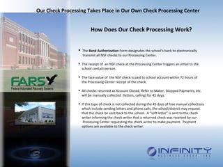 Infinity Business Group Merchant and School Presentation | PPT