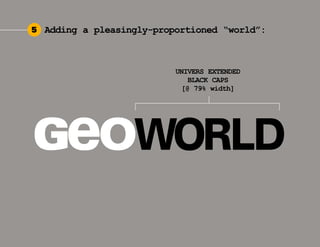 CASE STUDY: GeoWorld logo design | PPT