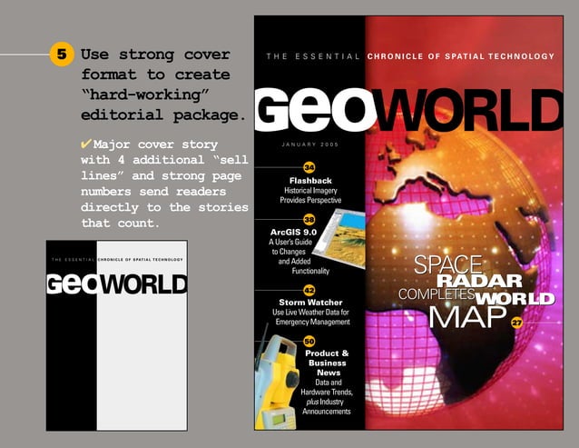 CASE STUDY: GeoWorld cover design | PDF