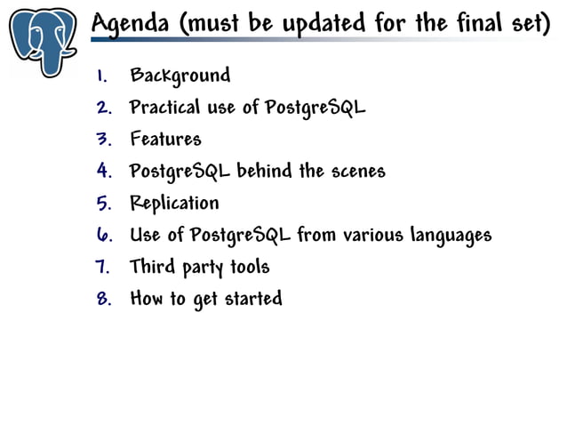 Get to know PostgreSQL! | PDF