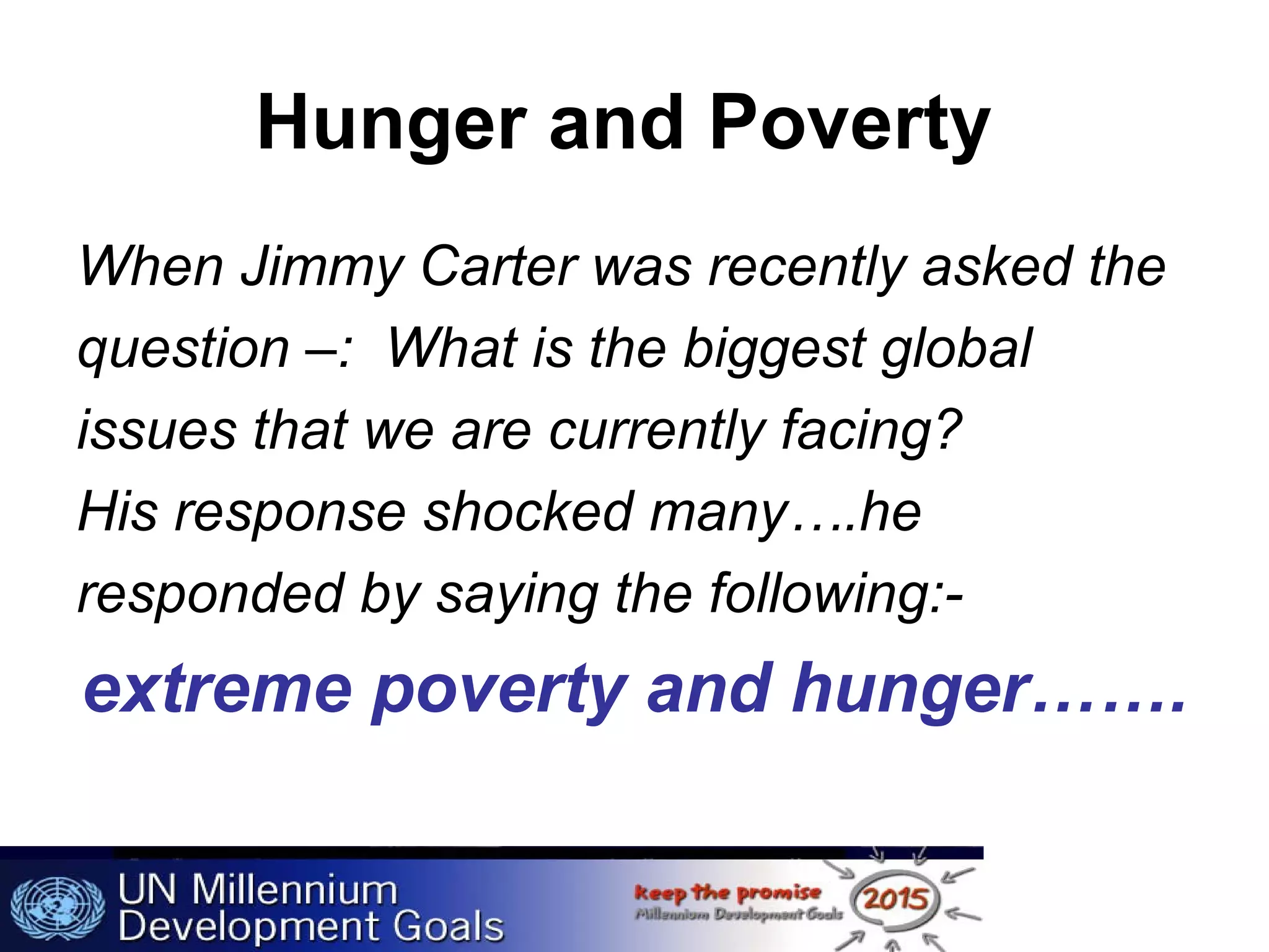 Global Hunger And Poverty | PPT | Free Download