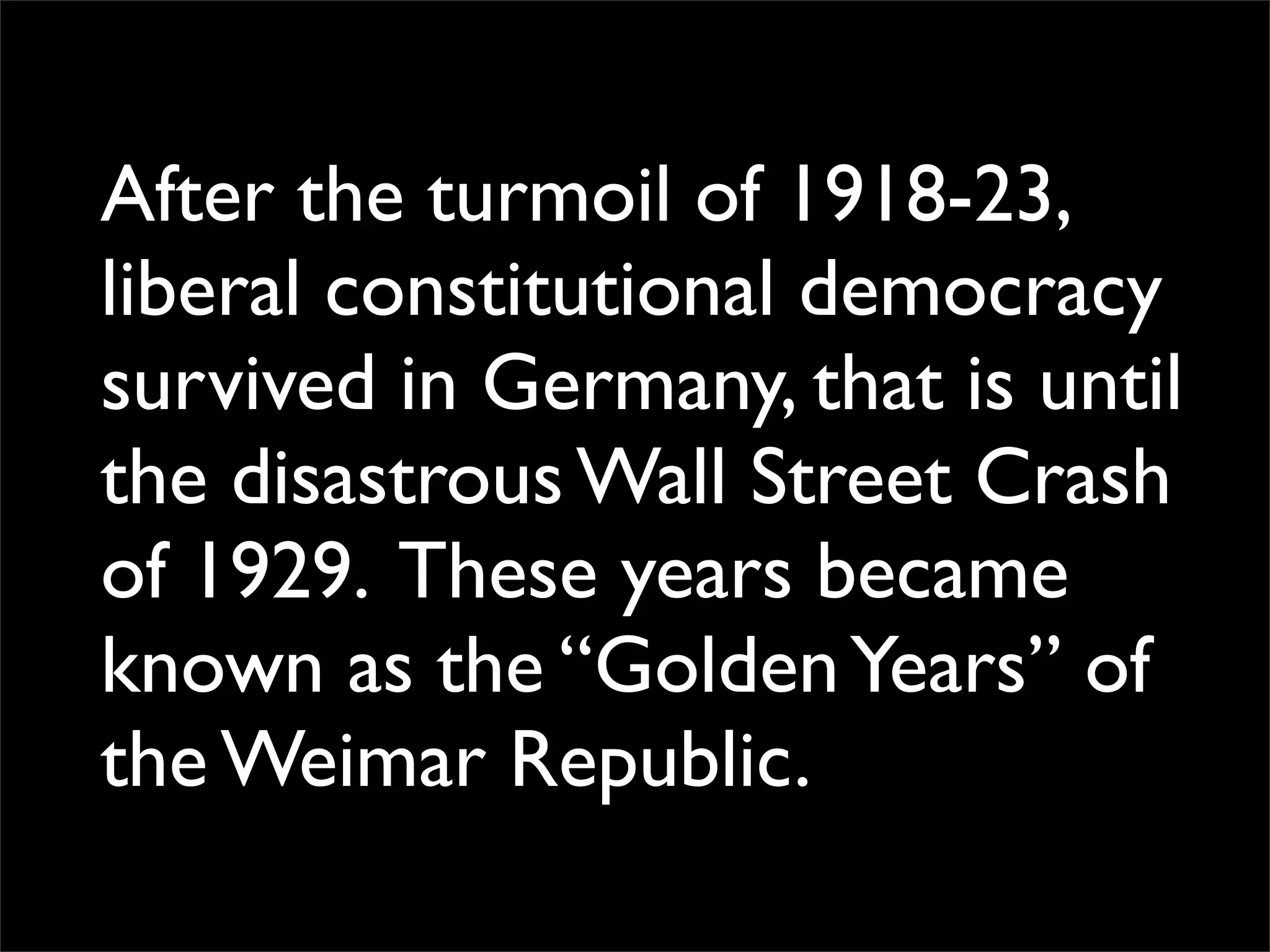 The Golden Years of Weimar | PDF