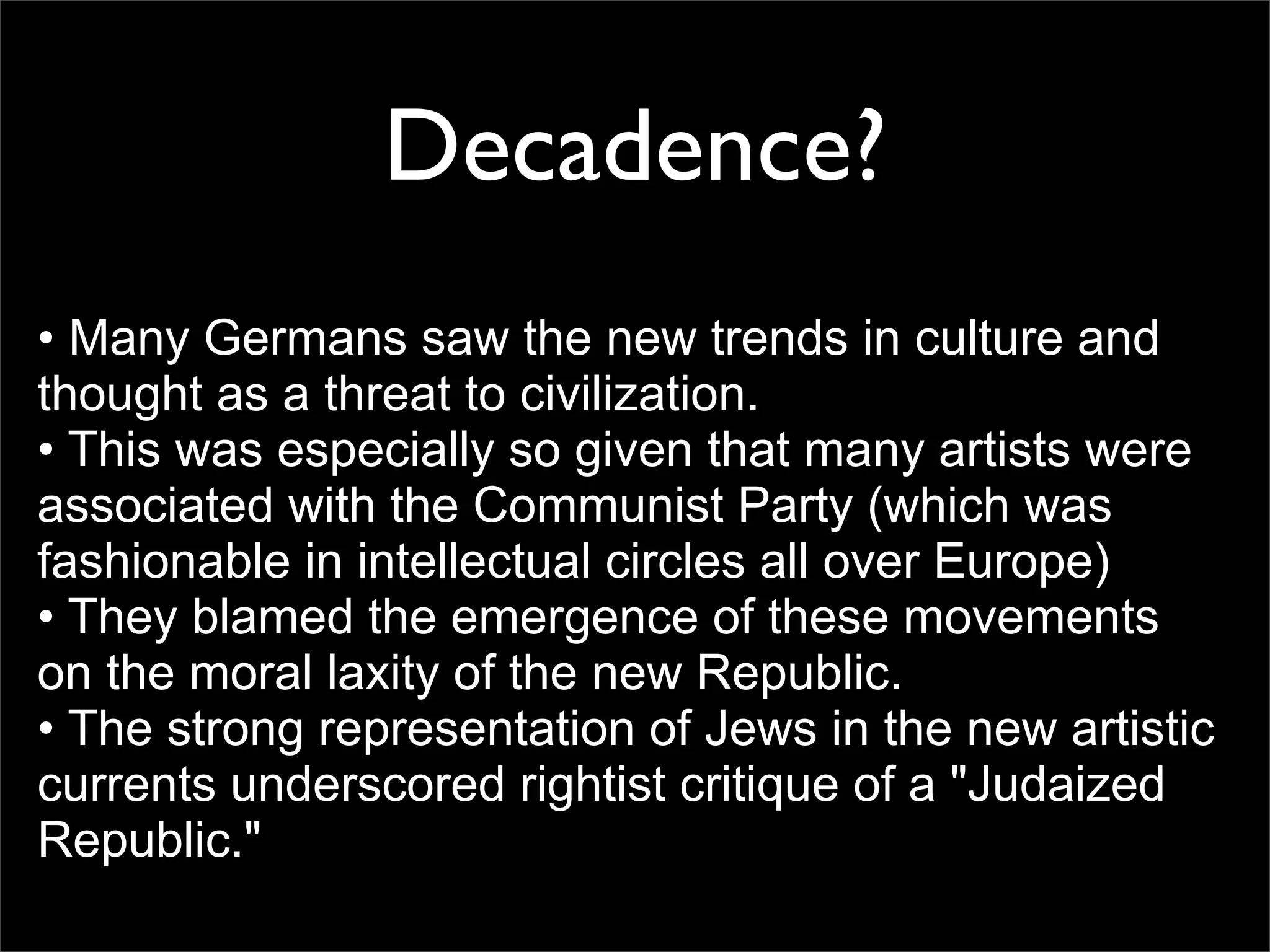 The Golden Years of Weimar | PDF