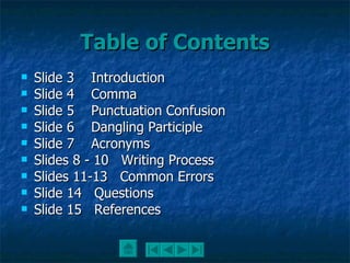 Grammar Power Point | PPS