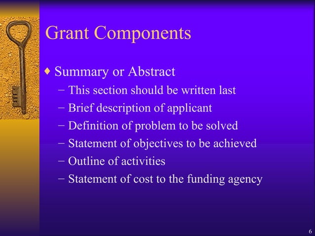 Grant Writing 101 | PPT