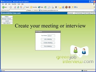 Green Job Interview Ppt | PPT