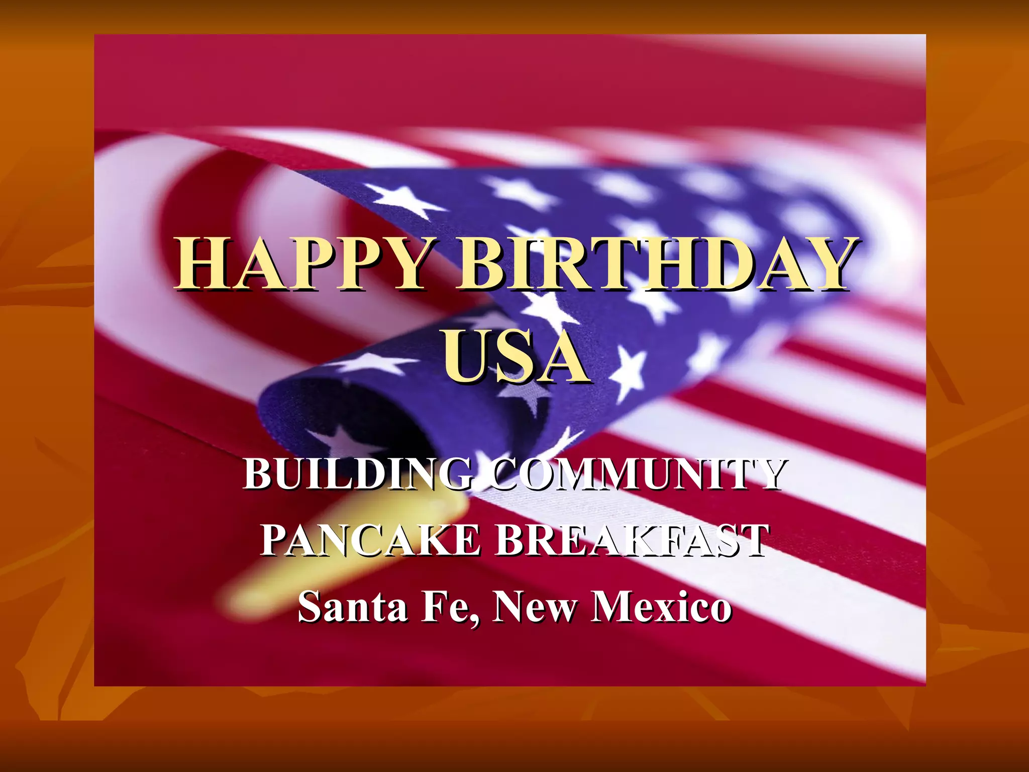 Happy Birthday Usa | PPT