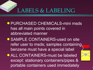 Hazardous Materials Handling Overview | PPS
