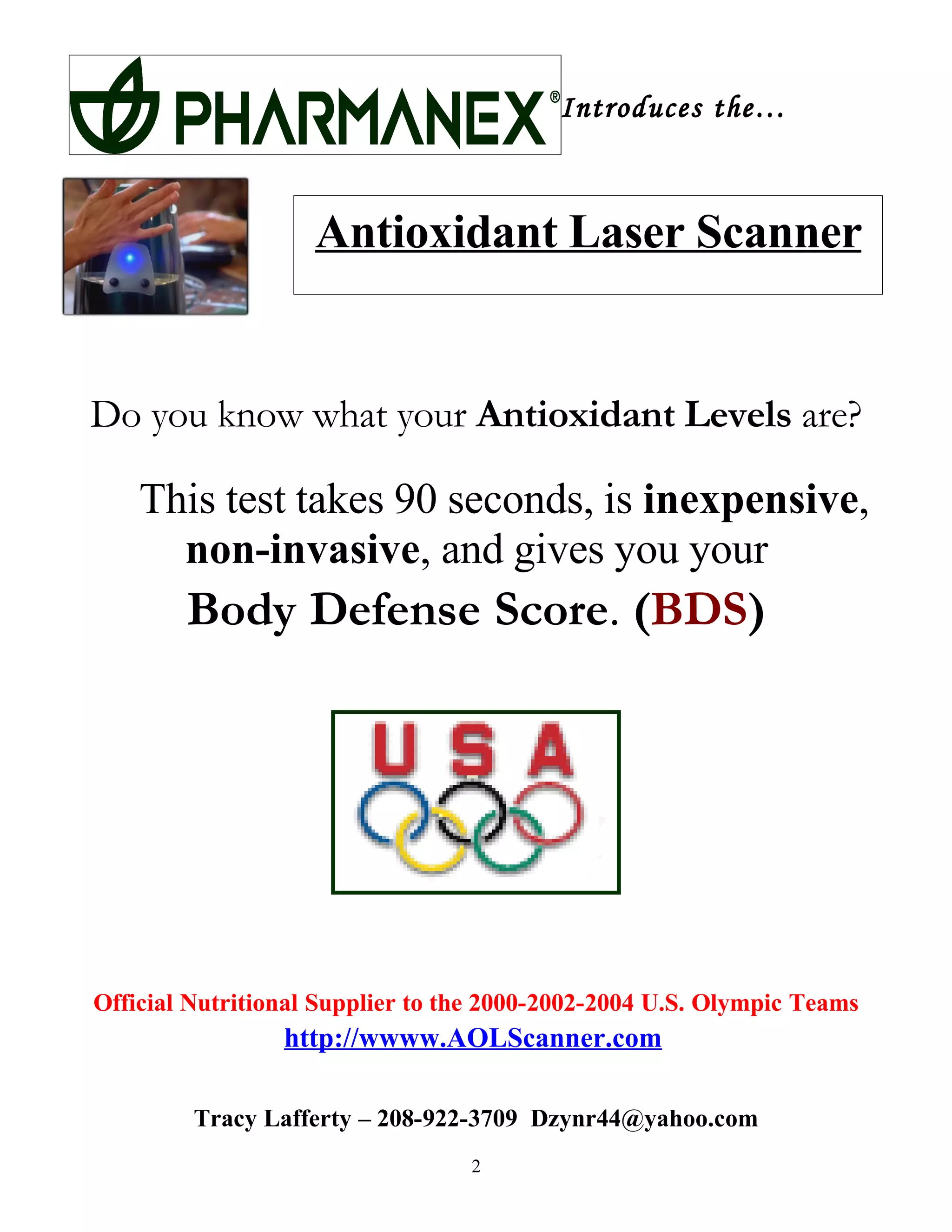 Biophotonic Scanner/Lifepak Nano | DOC