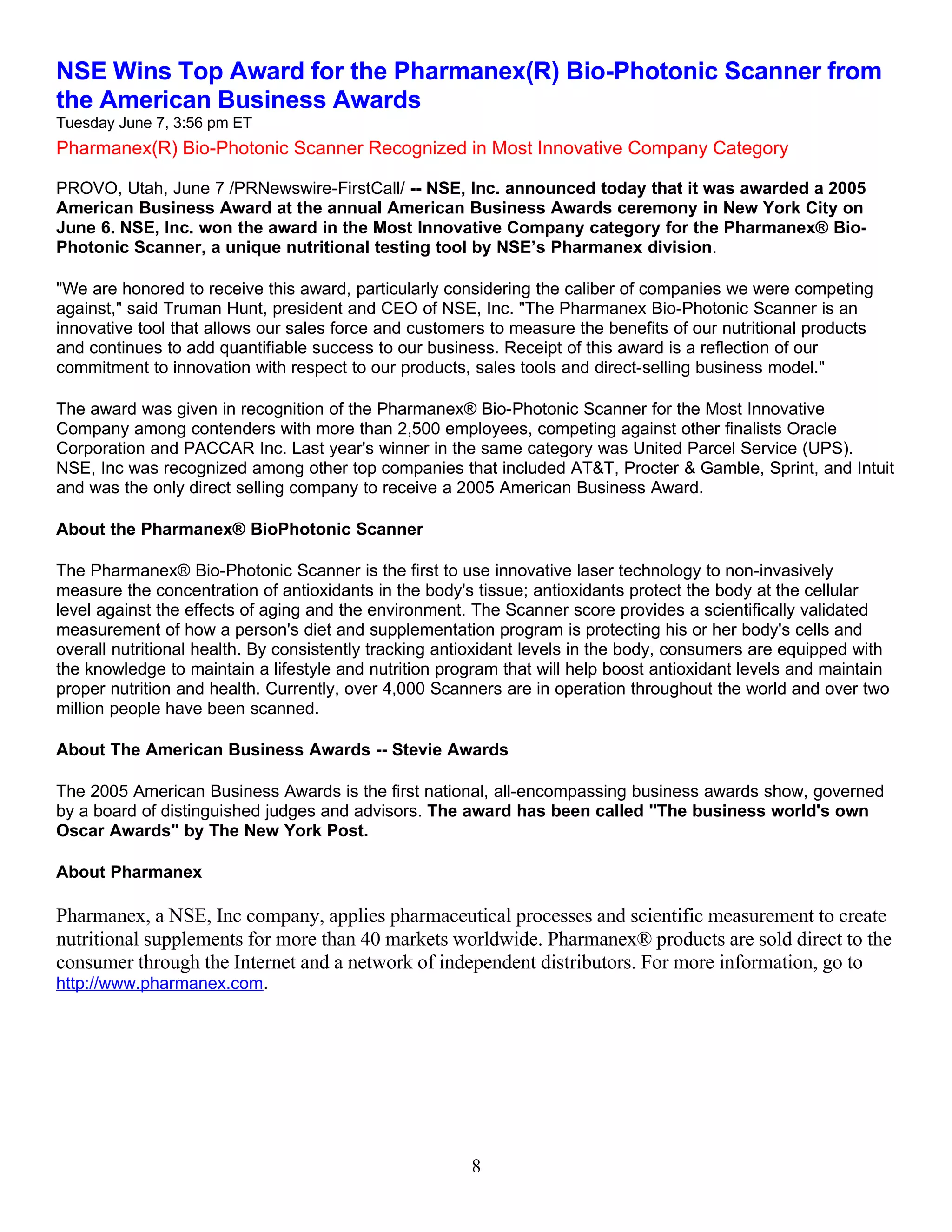 Biophotonic Scanner/Lifepak Nano | DOC