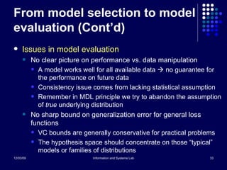Intro to Model Selection | PPT