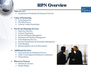 HPN Power Point Presentation | PPT