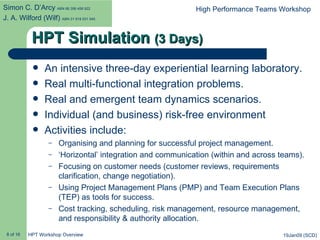 High Performance Teams Workshop Overview | PPT