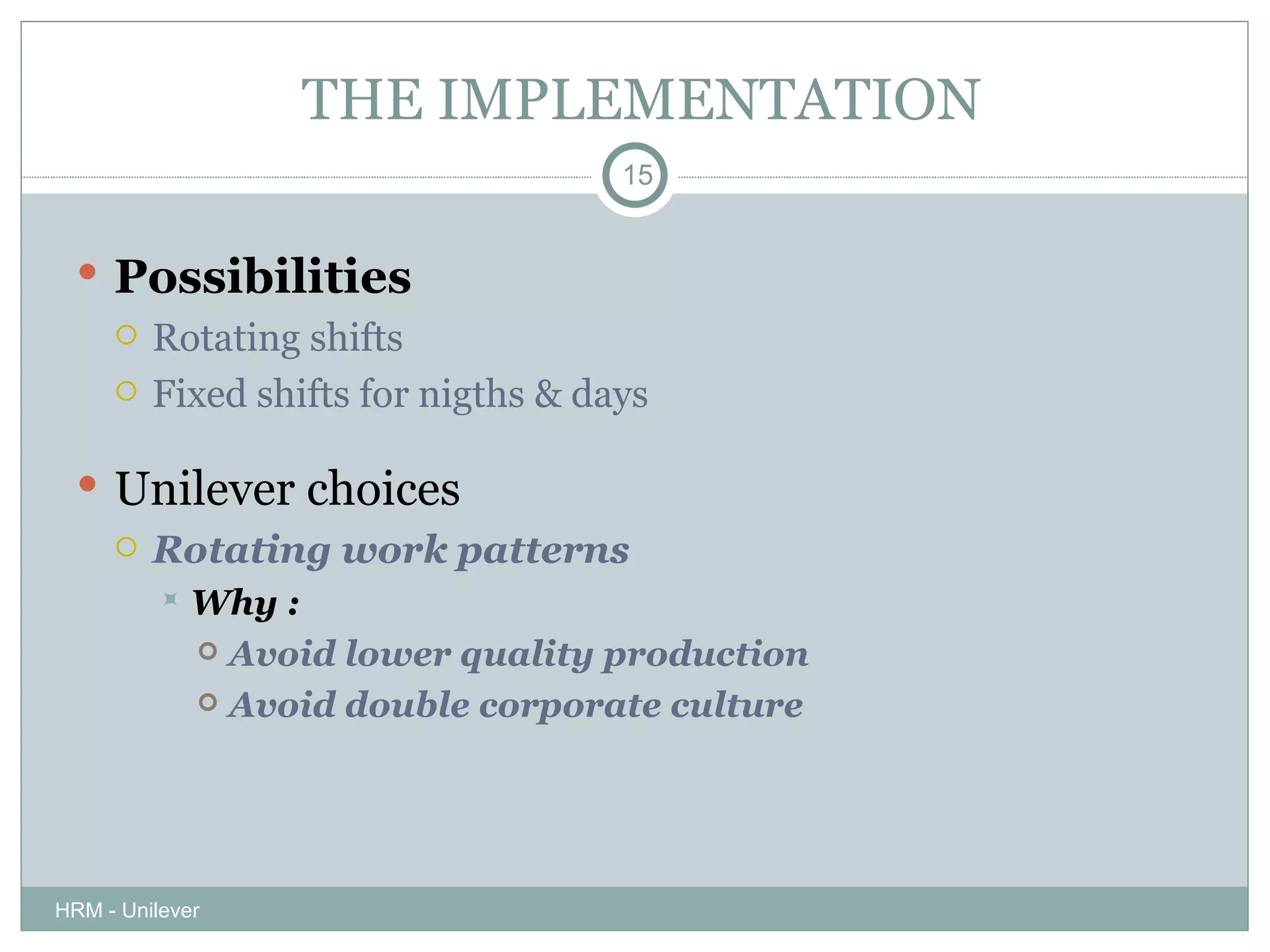 Unilever HRM case study | PPT