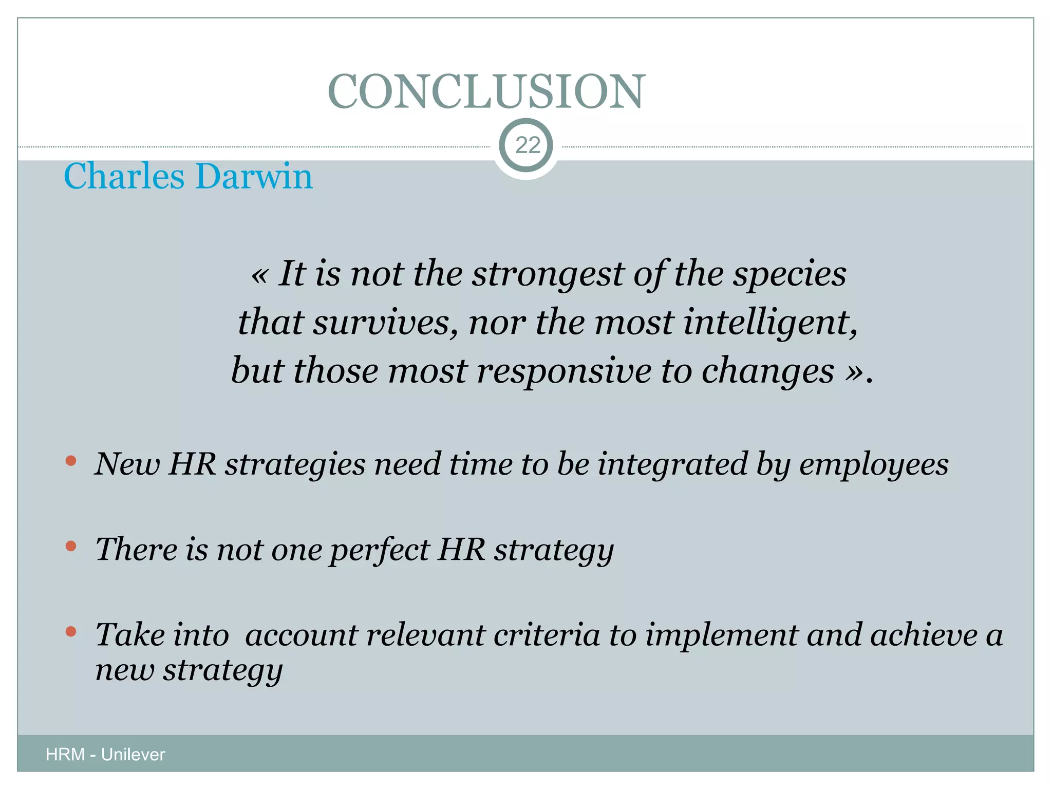 Unilever HRM case study | PPT