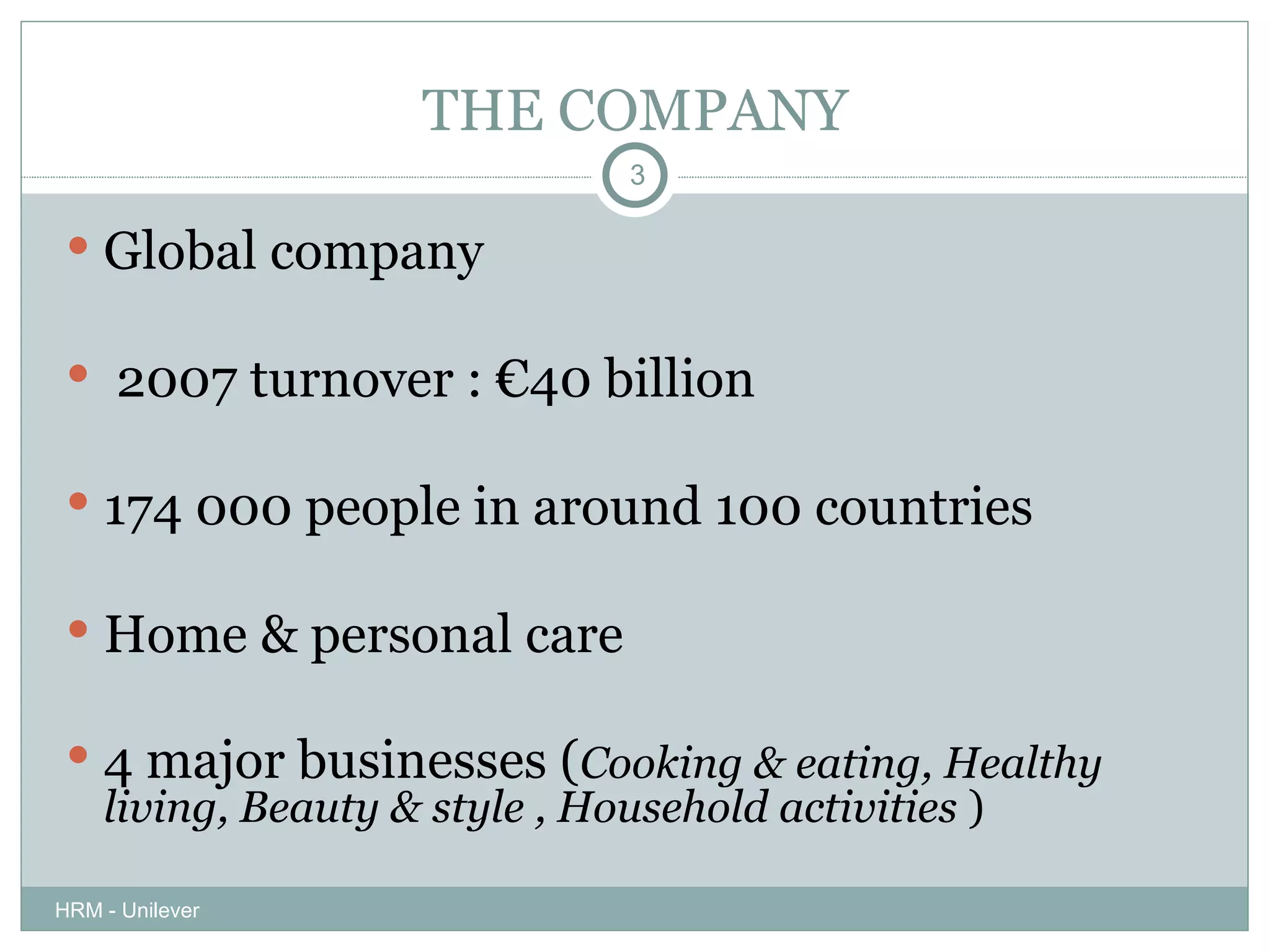 Unilever HRM case study | PPT