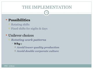 Unilever HRM case study | PPT