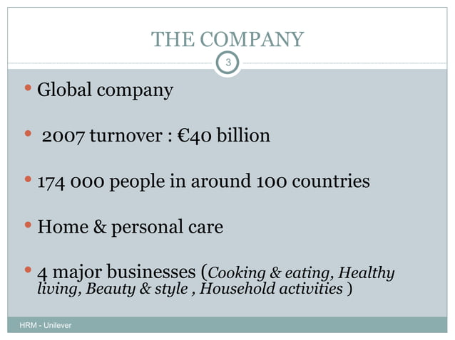 Unilever HRM case study | PPT | Human Resources | Business