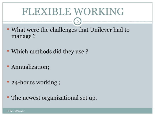 Unilever HRM case study | PPT | Human Resources | Business