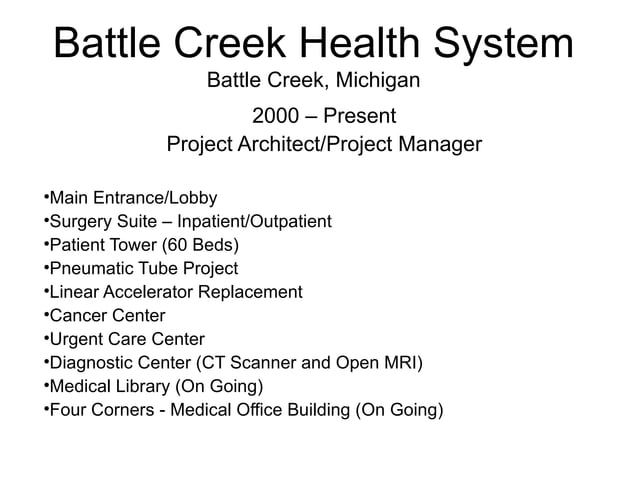Healthcare Design Portfolio | PPT