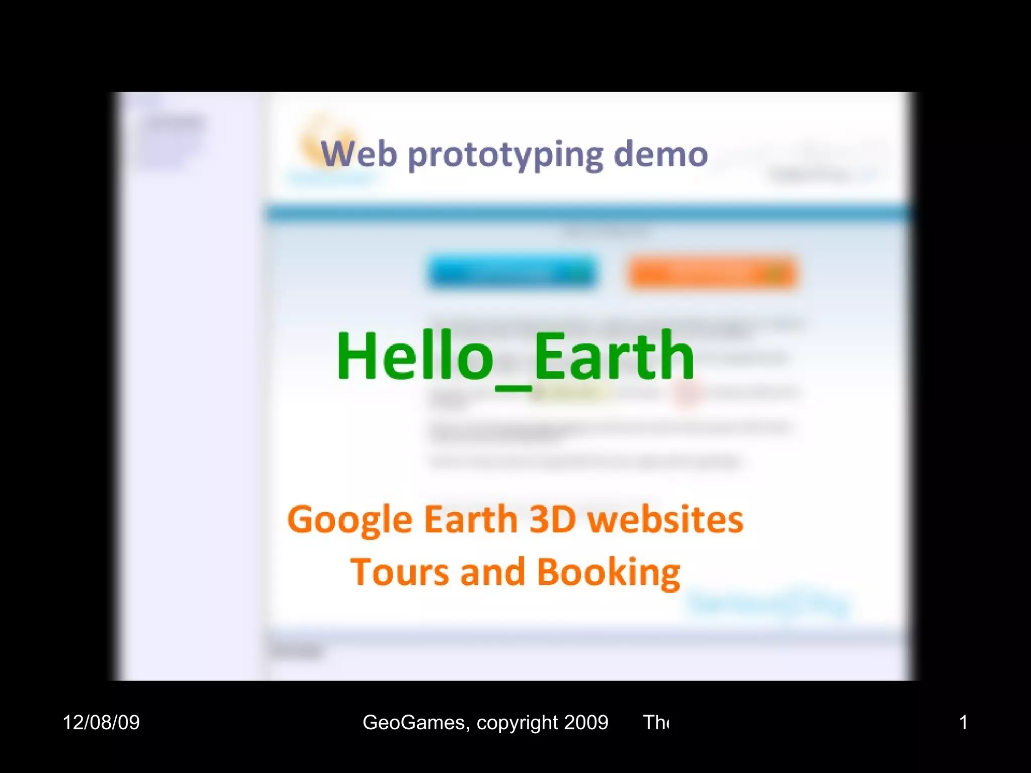 Hello Earth Prototype Presentation | PPT