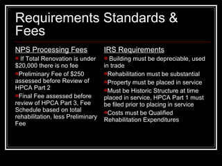 Benchmark Historic Tax Credit Presentation | PPT
