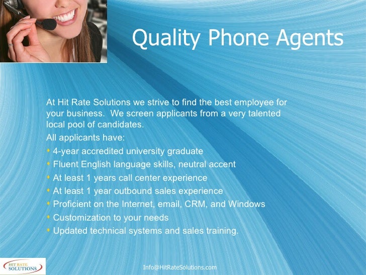 Hit Rate Solutions Overview