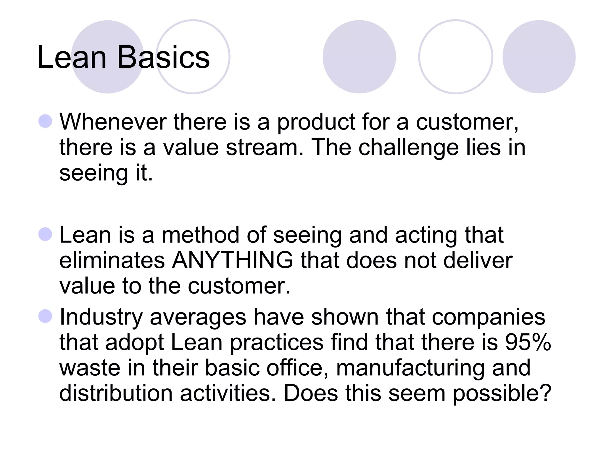 How Values And Habits Become Process Lean Thinking | PPT