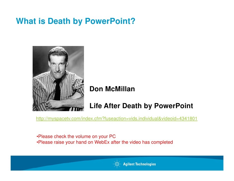 How To Avoid Death By PowerPoint