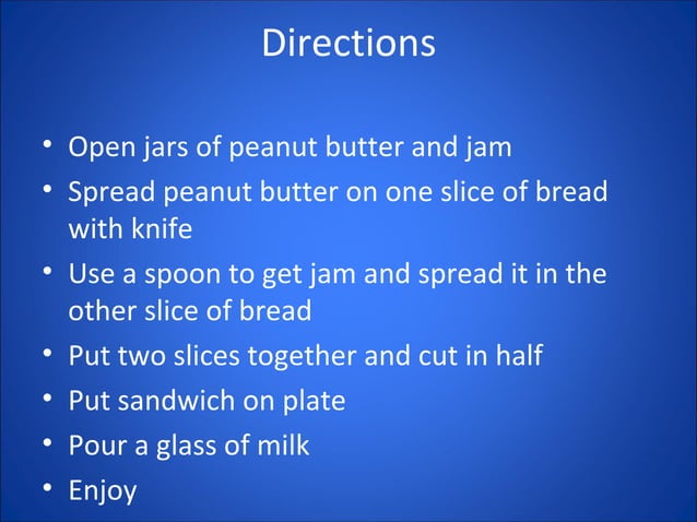 How To Make A Great Pbj | PPT