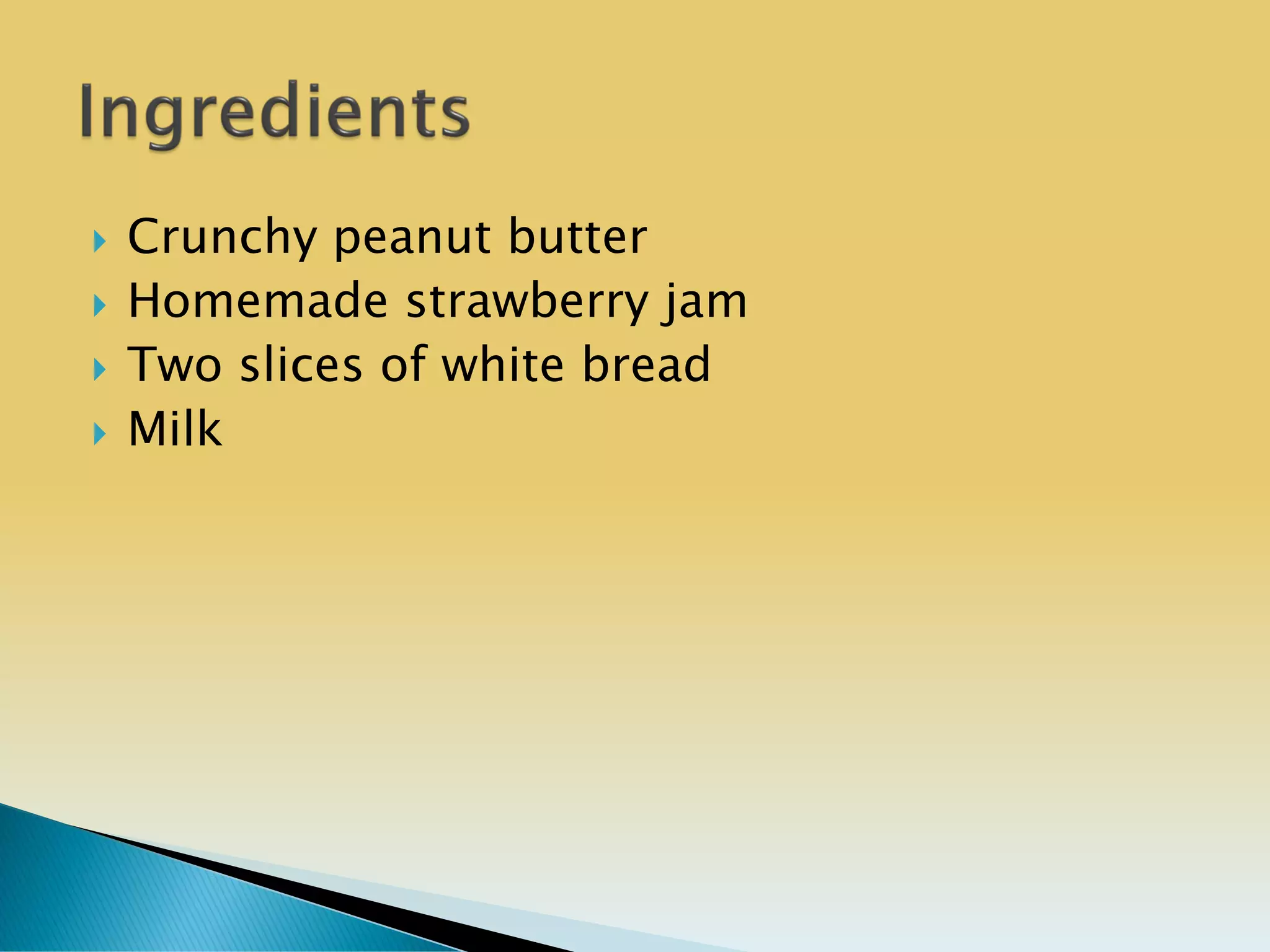 How To Make A Great Pbj1.Ppt